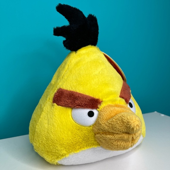 rovio | Toys | Angry Birds Chuck Yellow Bird Plush Rovio 1 216 No Sound ...